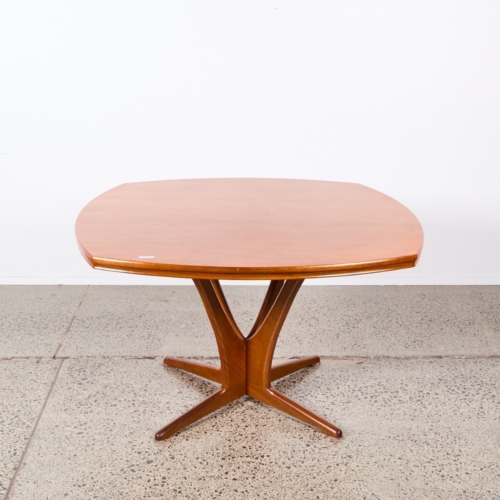A Jon Jansen Mahogany Mid-Century Dining Table