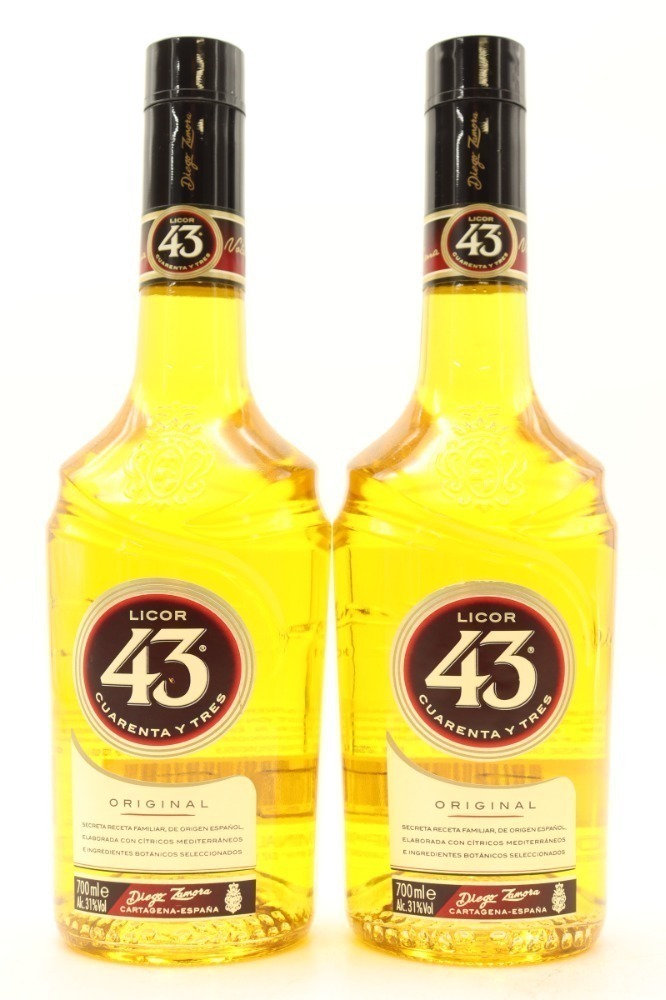 (2) Licor 43 Cuarenta y Tres Liqueur, Spain, 31% ABV, 700ml