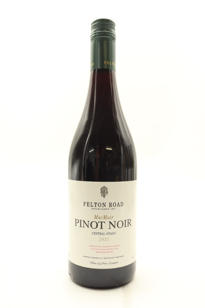 (1) 2021 Felton Road MacMuir Pinot Noir, Central Otago [JR17.5]