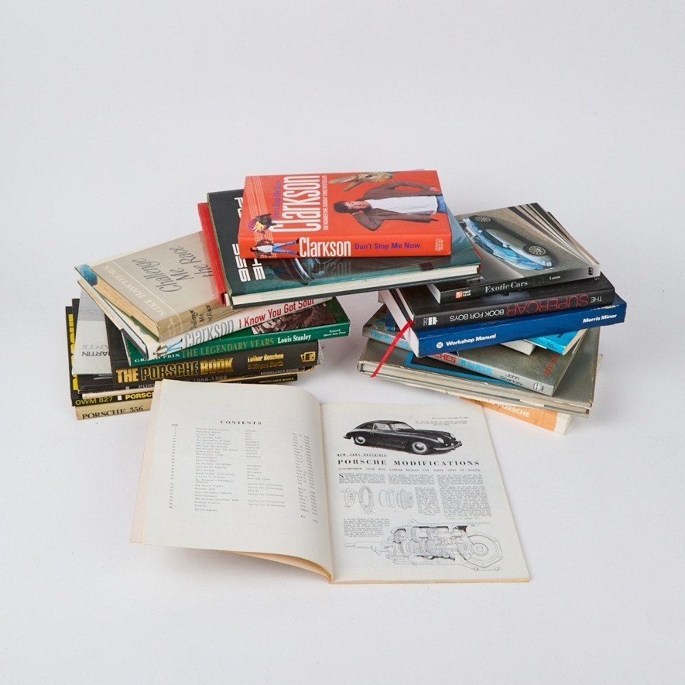 A Collection of Automobilia Books