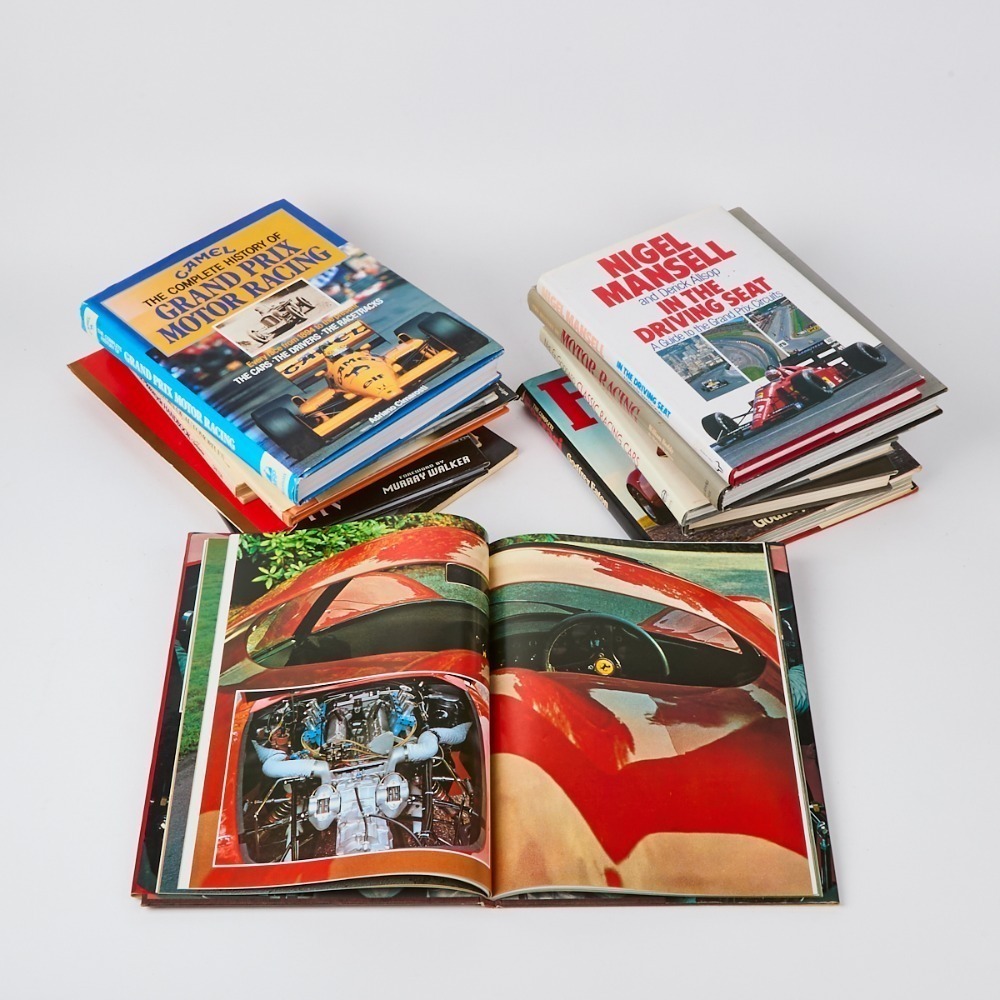 A Collection of Automobilia Books