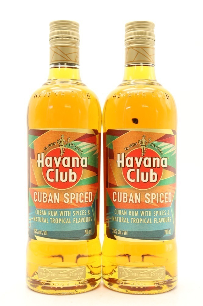 (2) Havana Club Cuban Spiced Rum, 35% ABV, 700ml