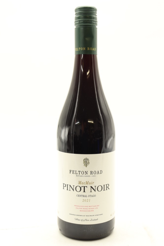 (1) 2021 Felton Road MacMuir Pinot Noir, Central Otago [JR17.5]
