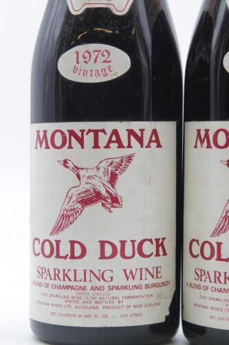 (1) 1972 Montana Cold Duck Sparkling Red, Auckland