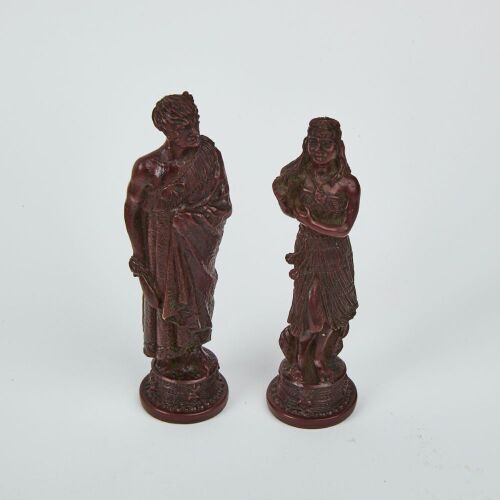 A Rare Maori Chess Set by Marble Art Ltd Wellington
