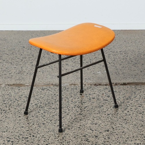 A Retro Orange Stool