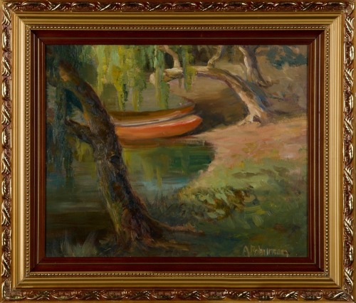 ANNA ROBINSON untitled (Boat and Trees)