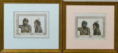 Two Maori from Cape Maria van Diemen by Jean Piron