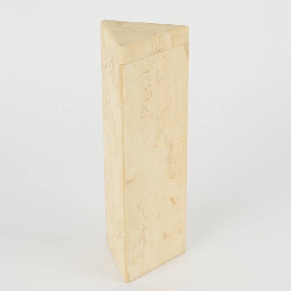 An Italian Travertine Display Stand