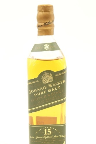(1) Johnnie Walker Green Label Pure Malt 15 Year Old Blended Malt ...