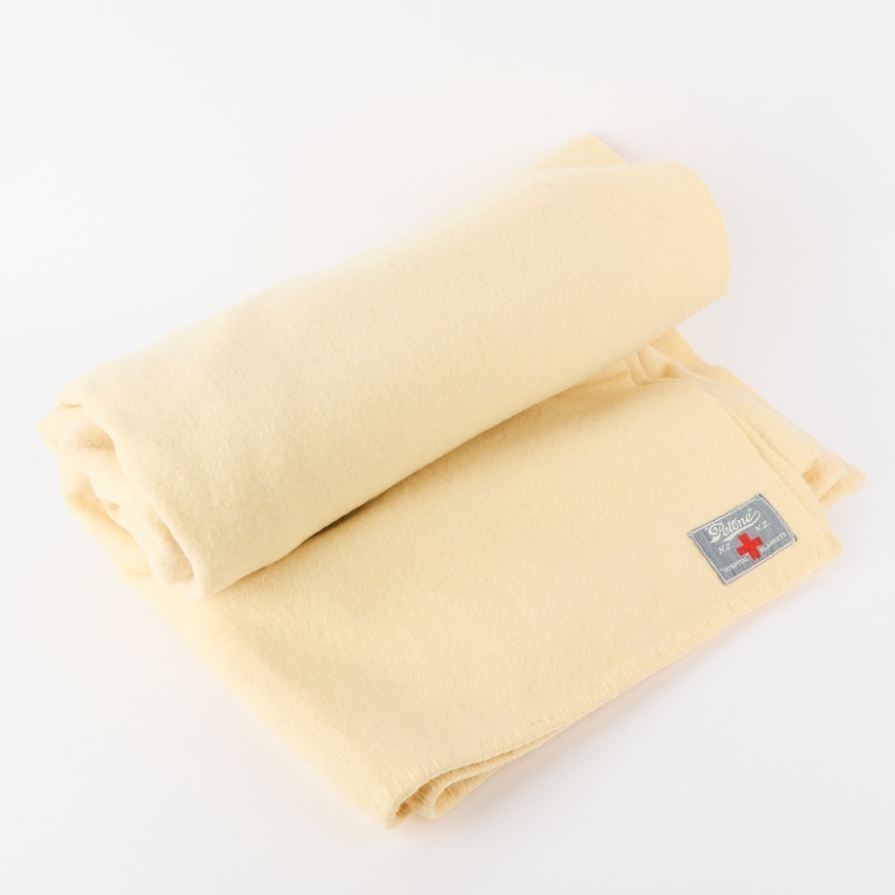 A Vintage Petone Red Cross Hospital Blanket