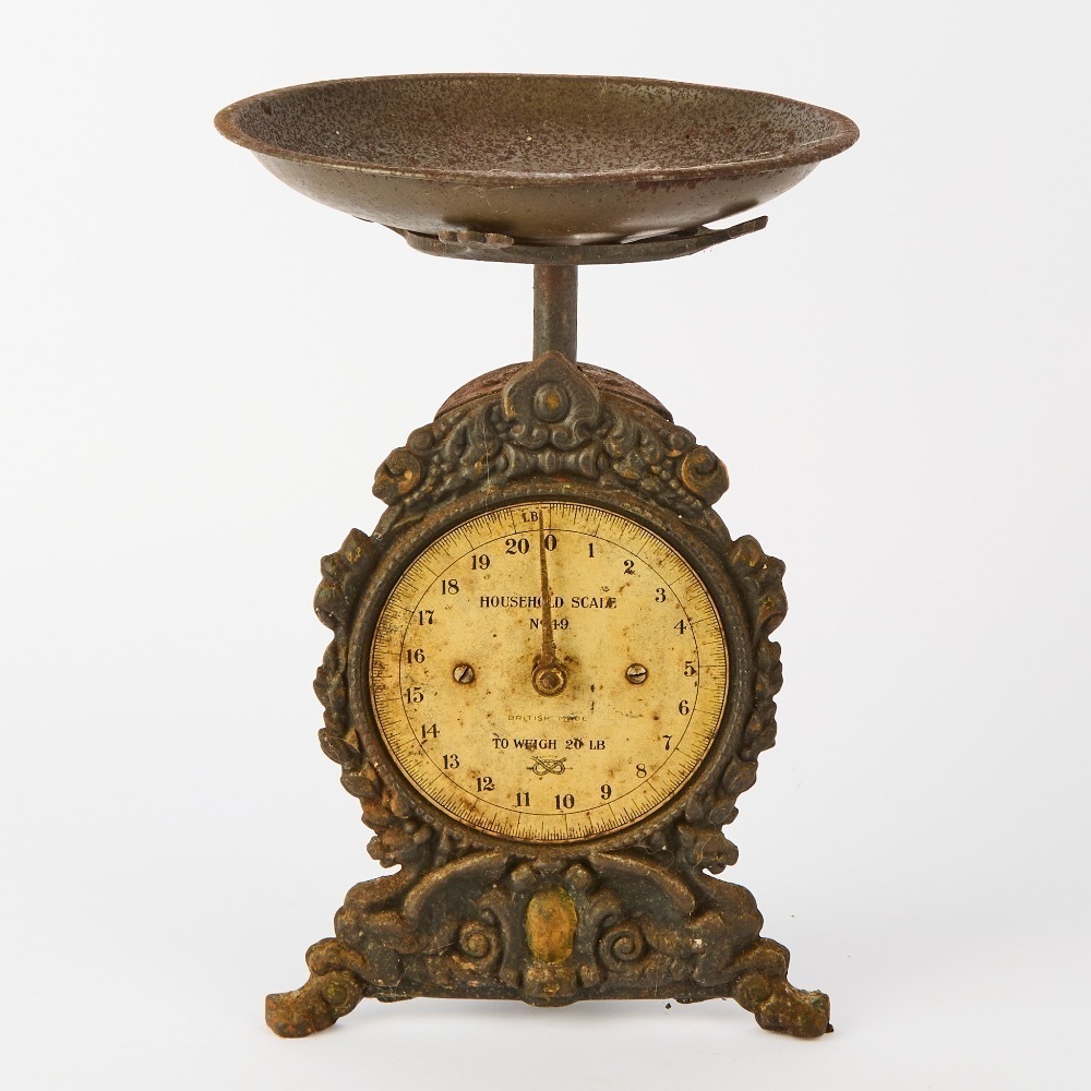 A Set of Metal Household Scales