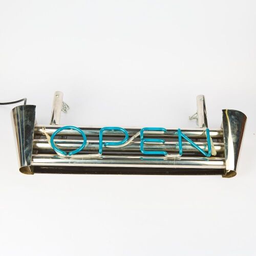 A Vintage Neon Open Sign from Hoyts Theatre