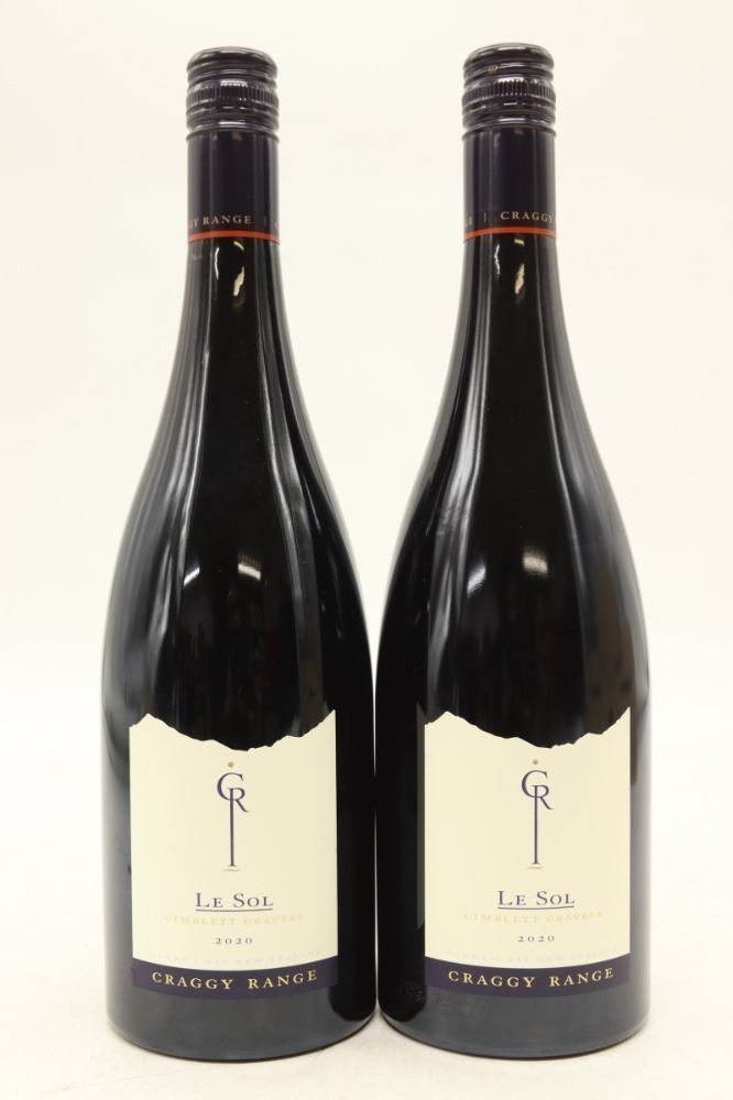 (2) 2020 Craggy Range Le Sol Syrah, Gimblett Gravels [JR17] [RP96]