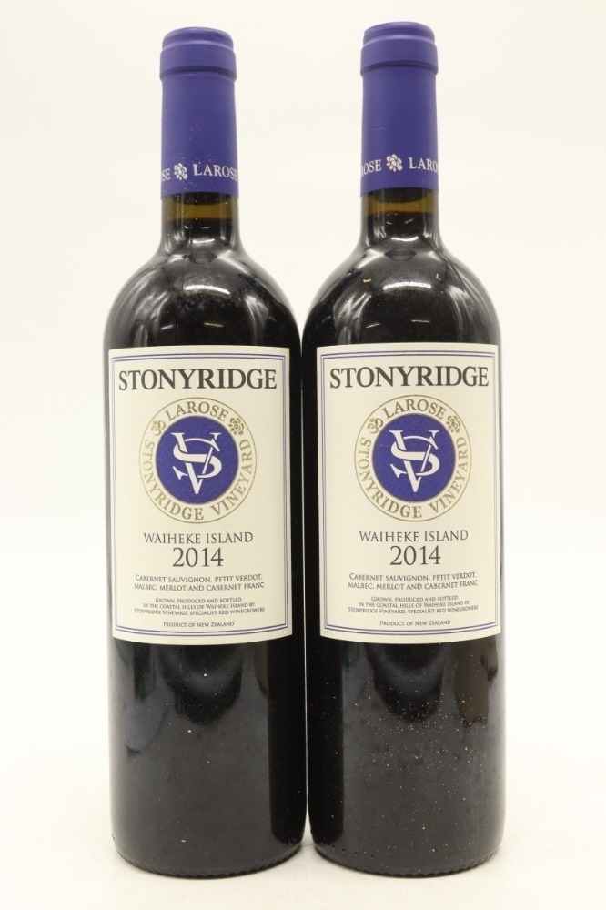 (2) 2014 Stonyridge Vineyard Larose, Waiheke Island [JR17]