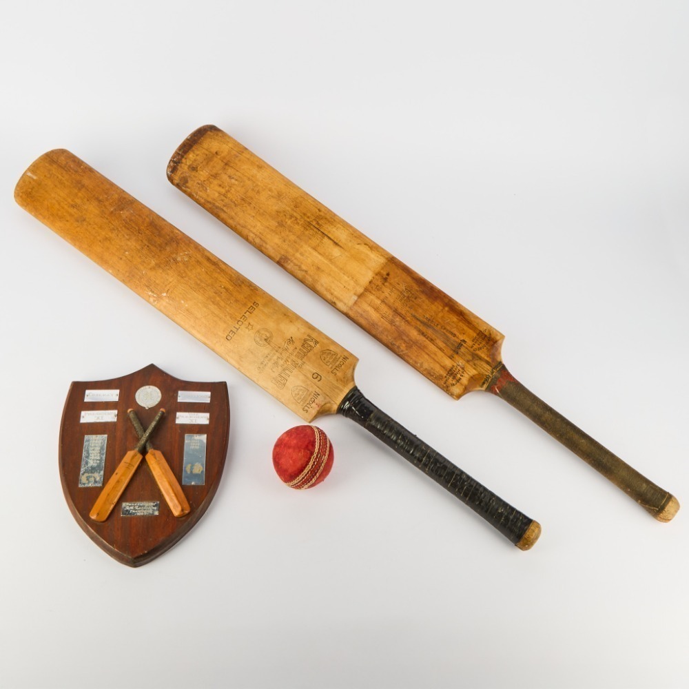 A Collection of Vintage Cricket Items
