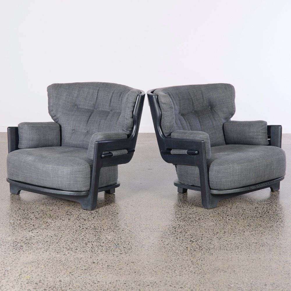 A Pair Of Denis Chairs by Guillerme Et Chambron for Votre Maison ...