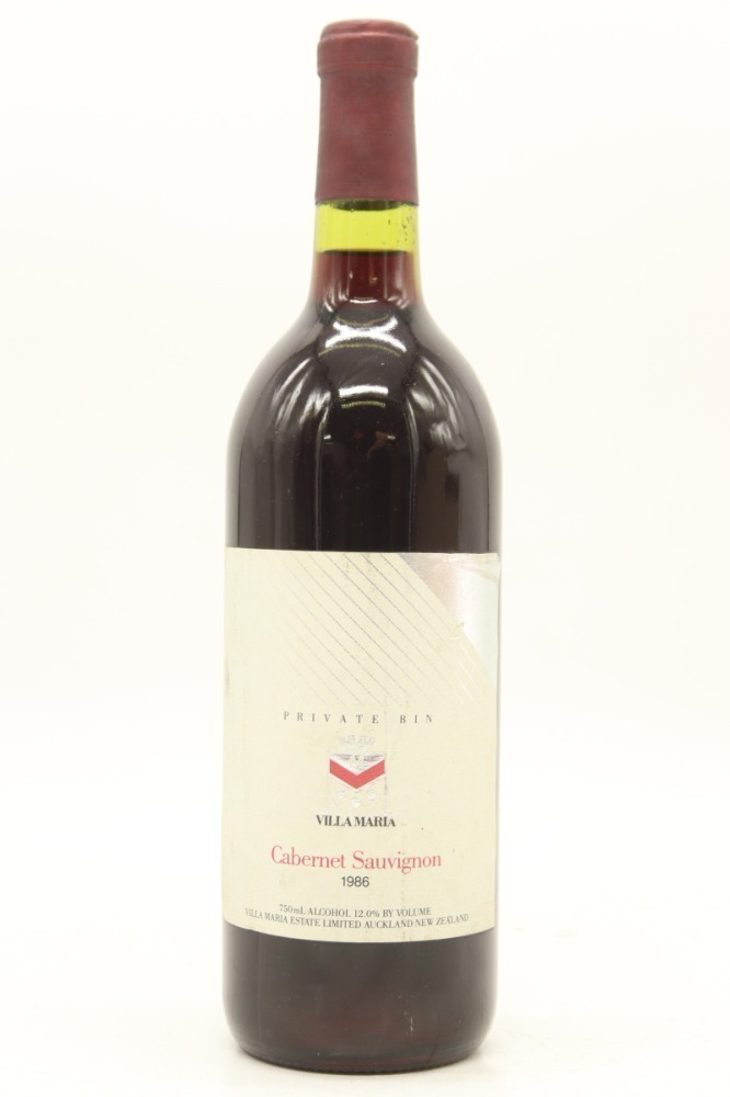 (1) 1986 Villa Maria Private Bin Cabernet Sauvignon, Hawke's Bay