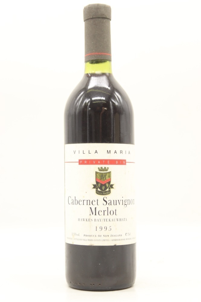 (1) 1995 Villa Maria Private Bin Cabernet Sauvignon - Merlot, Hawke's Bay