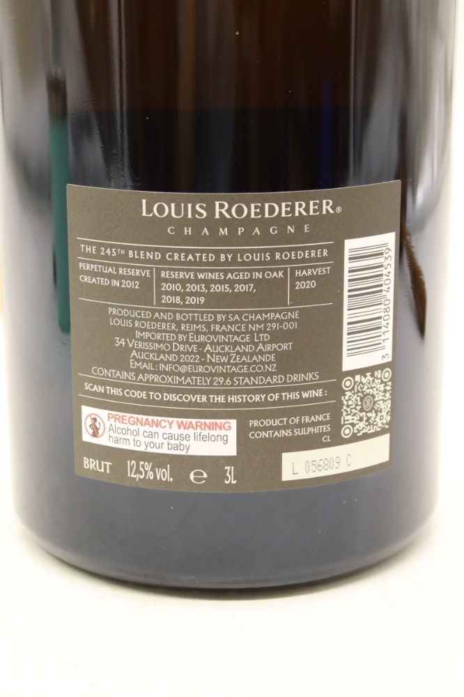 (1) MV Louis Roederer Collection 245 Brut, Champagne, 3000ml (GB)