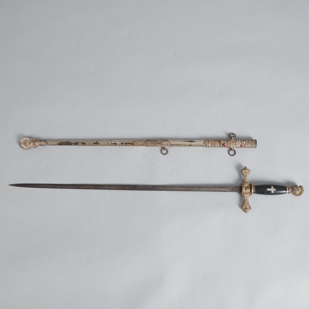A Masonic York Rite Knights Templar Sword
