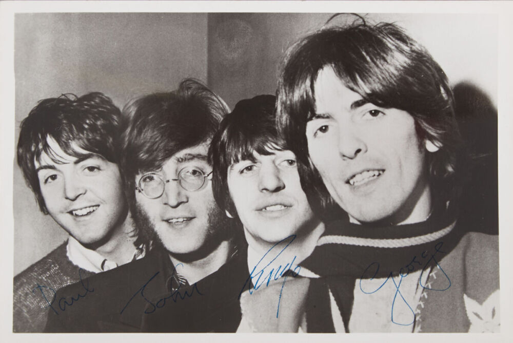 A Signed Photo of the Beatles