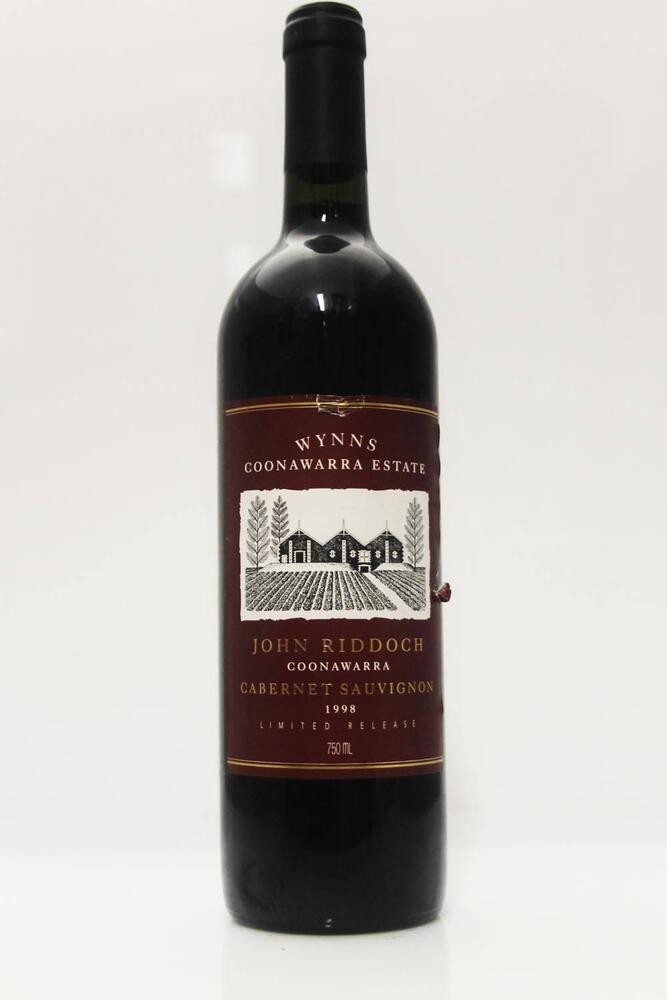(1) 1998 Wynns 'John Riddoch' Cabernet Sauvignon