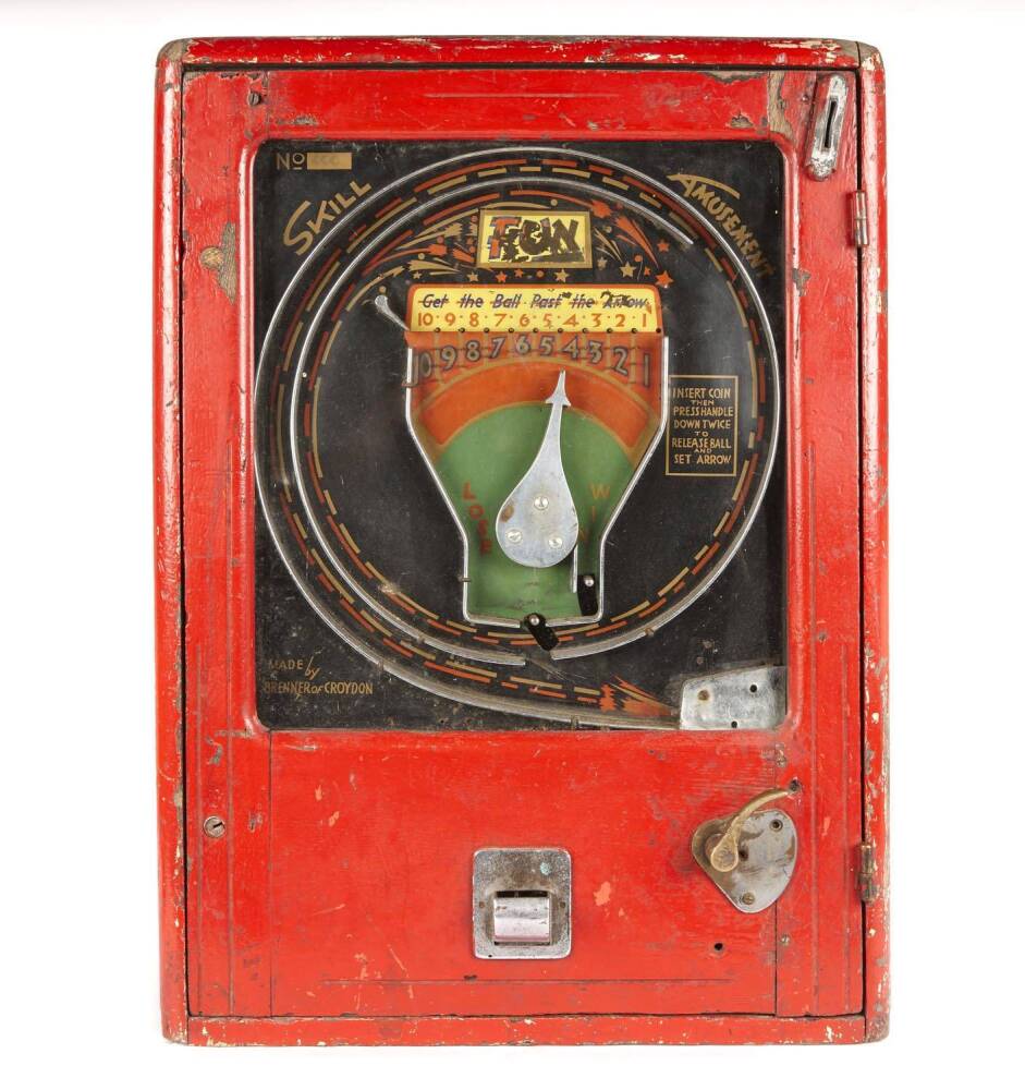 A Vintage Arcade Skill Ball Machine