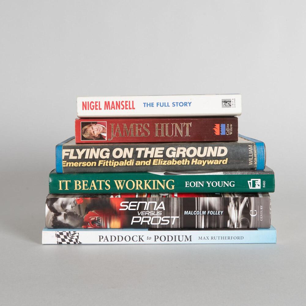 A lot of 6 Motor Racing Books