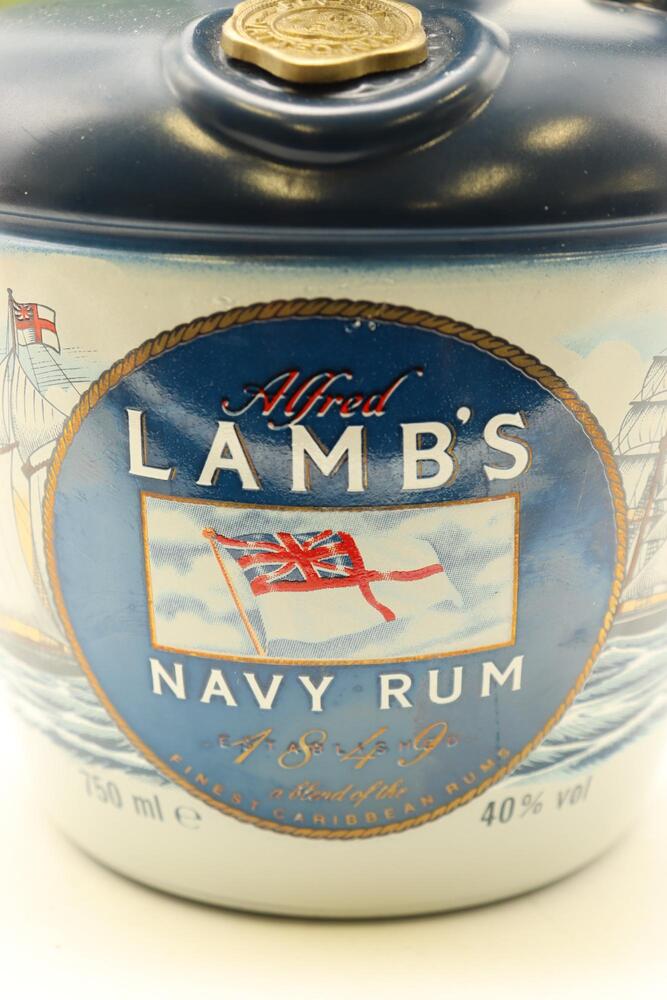 (1) Alfred Lamb's Navy Rum Flagon, 750ml, 40% ABV, circa 1970s