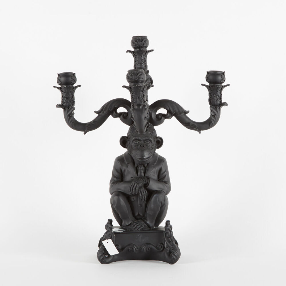 Burlesque - The Wise Chimpanzee Candelabra by Seletti
