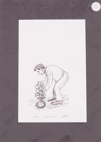 BARRY LETT Tossi Drawing