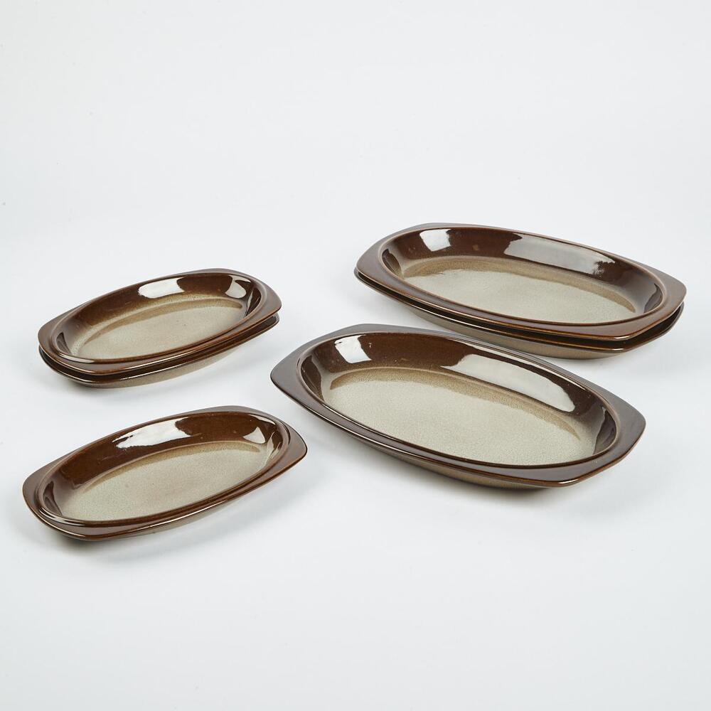 A Collection Of Temuka Platters