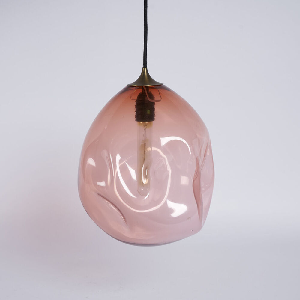 A Lukeke Glass Pendant Light