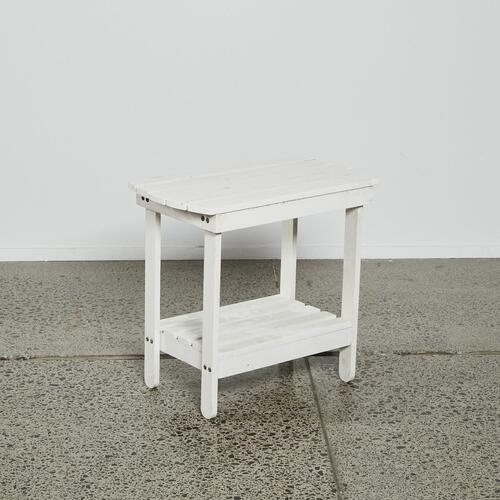 A Pair Of Folding Cape Cod/Adirondack Chairs With Table