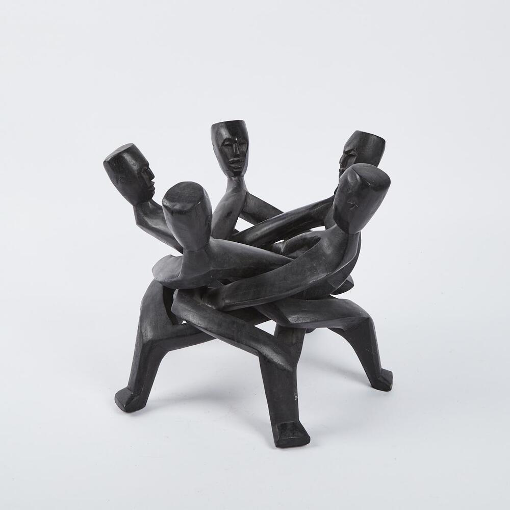 A Five-Headed African Unity Statue