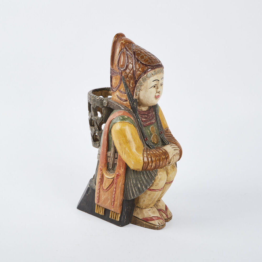 A Traditional Costume Statue Doll