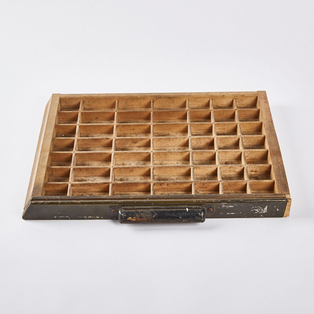 A Vintage Printers Tray
