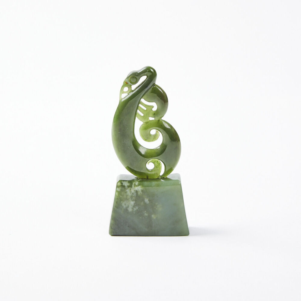 A Contemporary Pounamu Carving by Master Carver Ross Crump