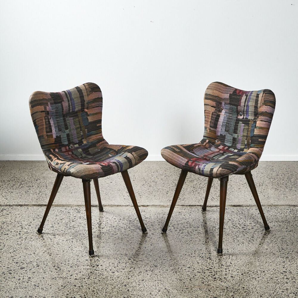 A Pair of Grant Featherstone Style Chairs