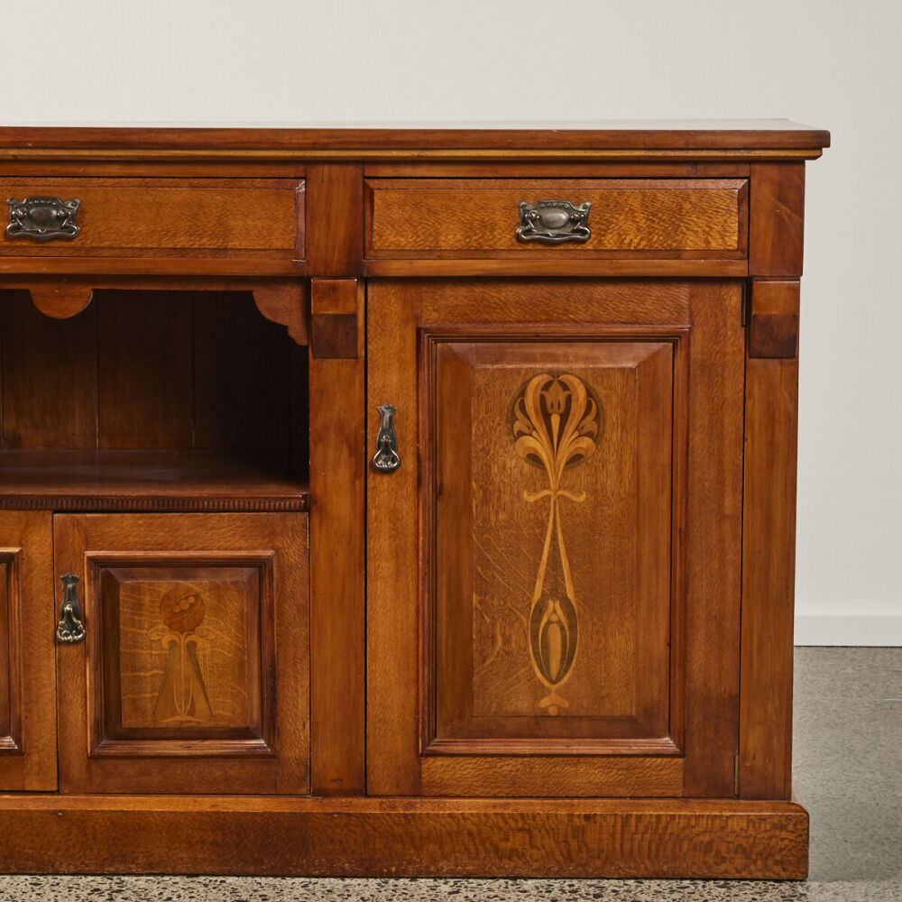 A Colonial Sideboard with Native Wood Inlay