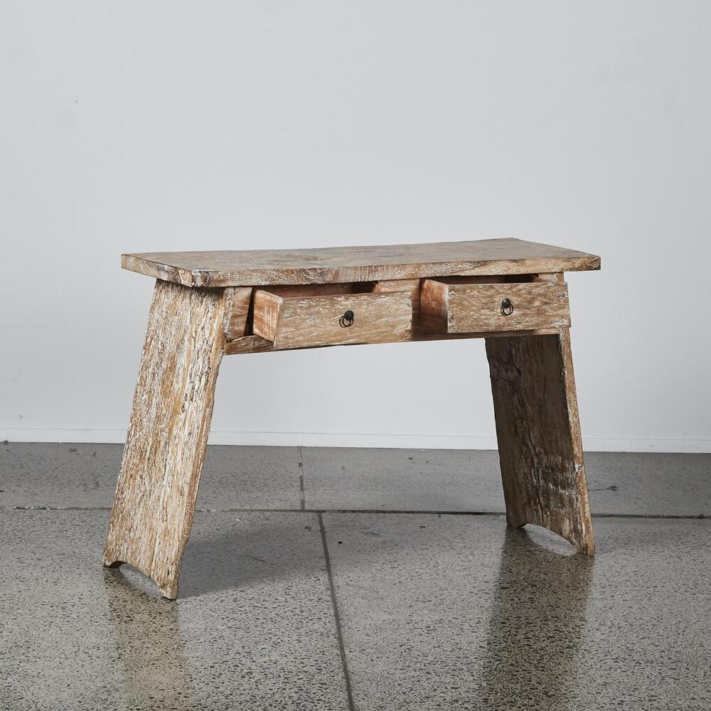 A Whitewashed Side Table Reserve