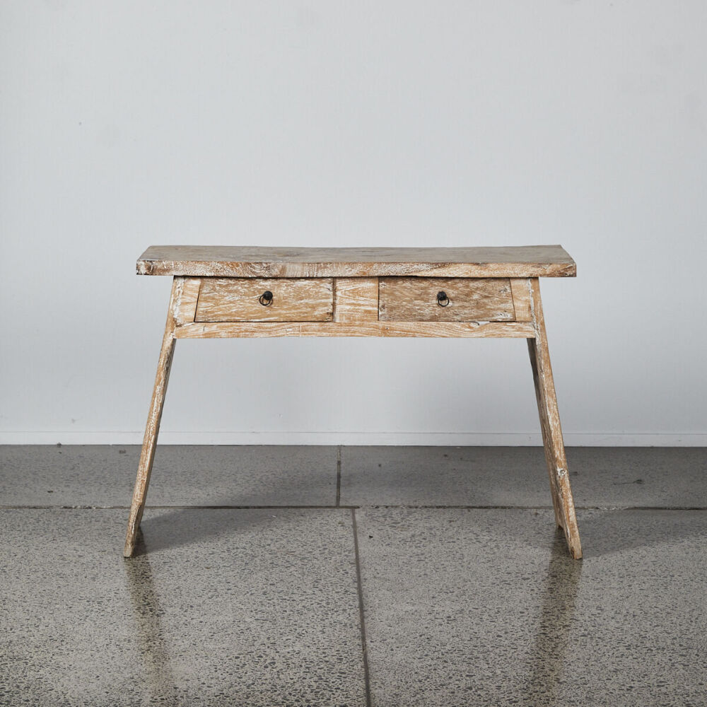 A Whitewashed Side Table Reserve
