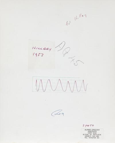 Alfred Gregory - Portrait of Ed Hillary