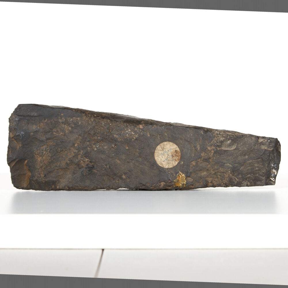 A Large Argillite Toki, Māori Adze Blade