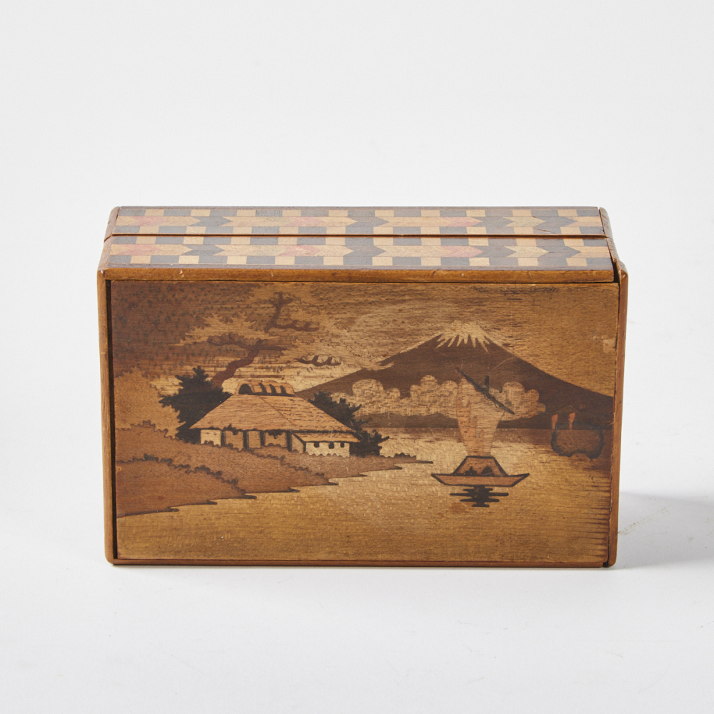 A Wood Inlay Puzzle Box