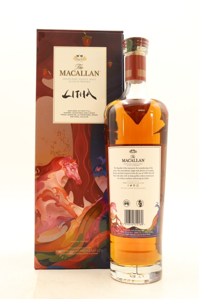 (1) The Macallan Litha Single Malt Scotch Whisky, 40% ABV