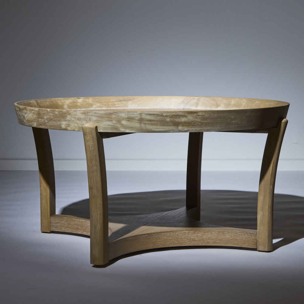 An Affinity Round Cocktail Table by SR Interiors