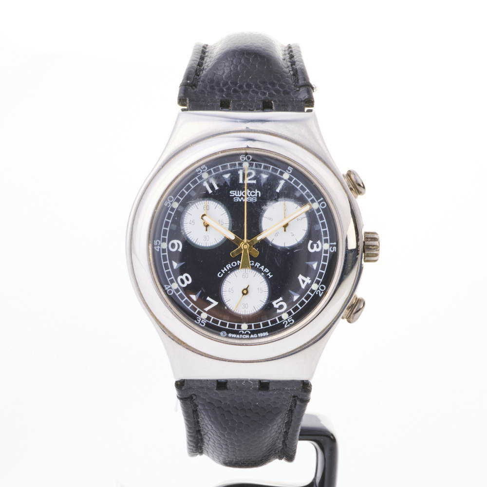 Stainless Steel, Swatch, 40mm Irony Chrono Quartz Wristwatch