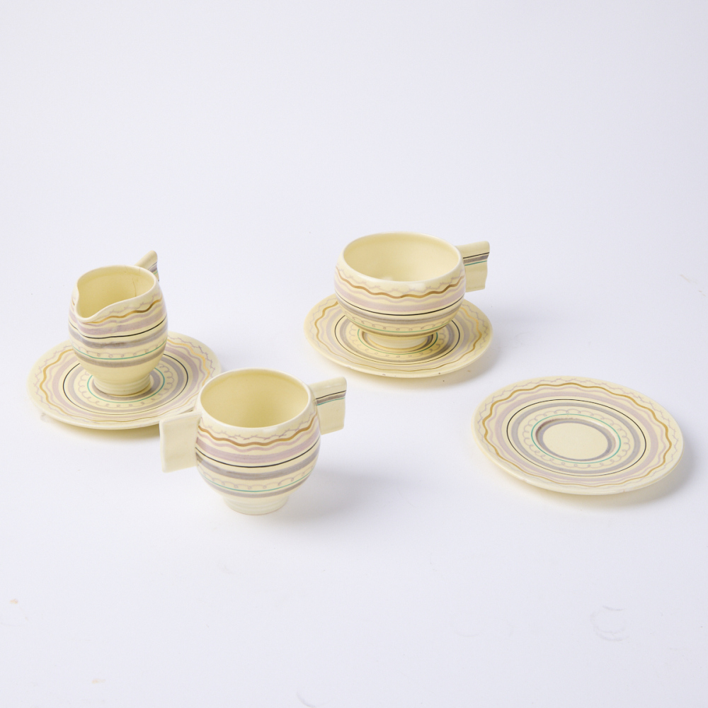 A Carlton Ware Art Deco Style Tea Set